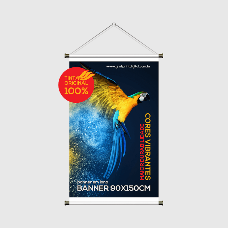 Imprimir Banner Online por R$31,50 e Entrega 24h - Grafprint