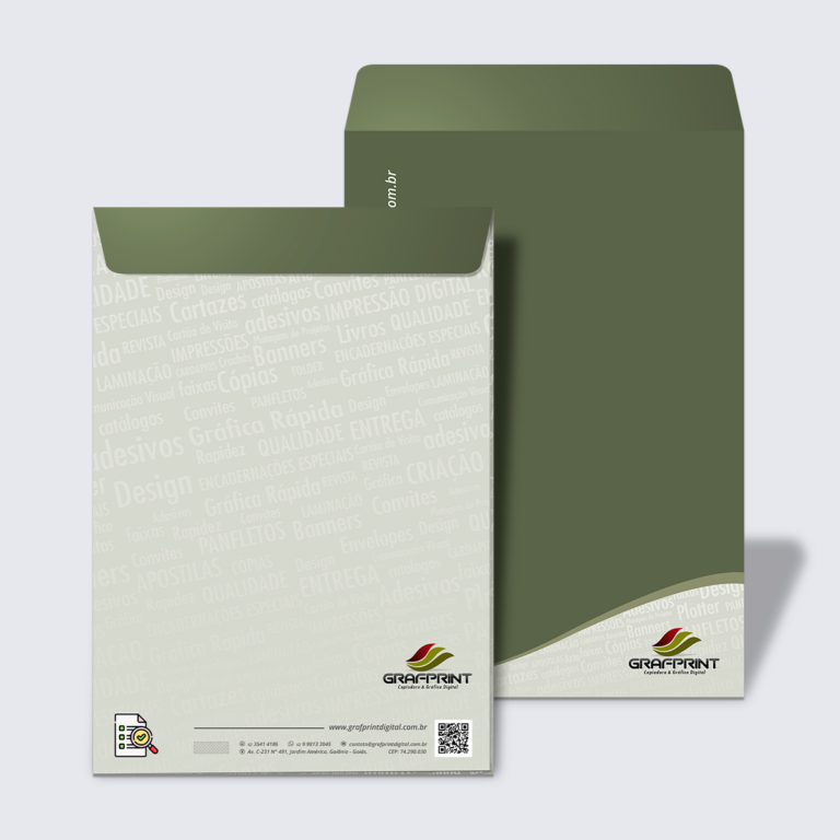 Envelope Bag - Envelopes Personalizados 250unds - Grafprint