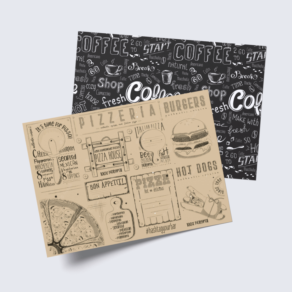 Cardápio Wire-o - Impressão 4x4 + BOPP - Grafprint