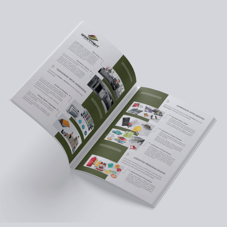 Catálogo - Impressão 4x4 + Laminação BOPP - Grafprint